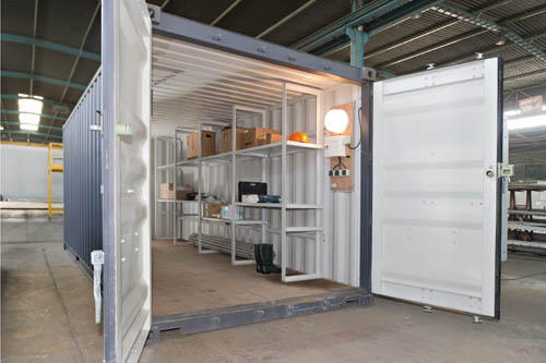 AlgecoStorage : conteneur de stockage de matériel | Algeco Belgique