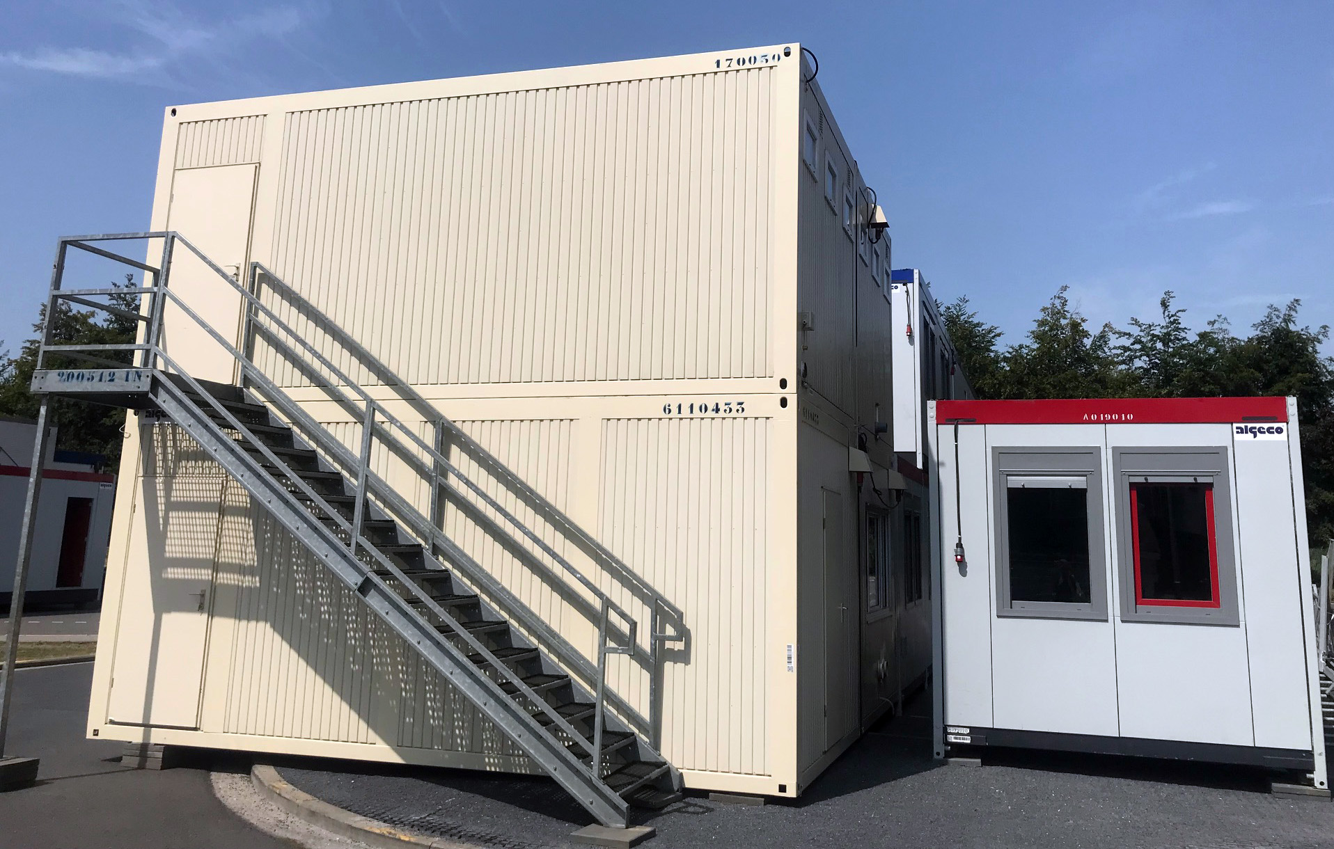 Accès sécurisé à votre bâtiment modulaire | Algeco Belgique