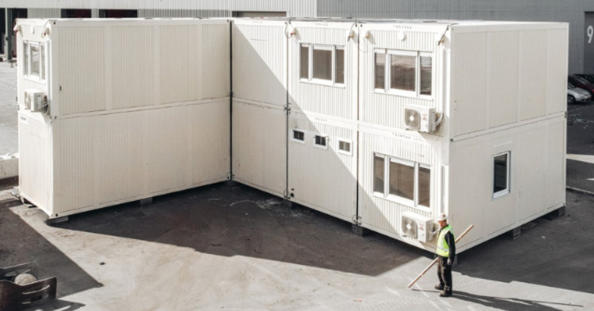 Construction site cabin | Algeco